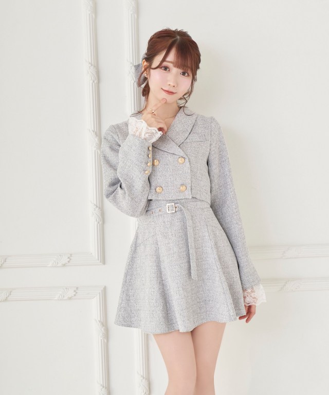 Tweed set up Jacket – BUNNY APARTMENT