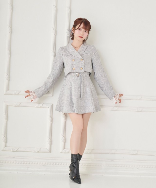 Tweed set up Jacket – BUNNY APARTMENT
