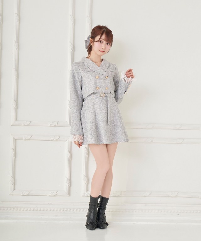 Tweed set up Jacket – BUNNY APARTMENT