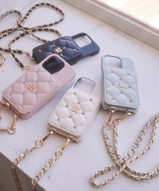 quilting iPhone case【black】 – BUNNY APARTMENT